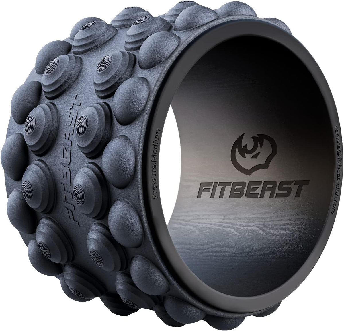 FitBeast Back Roller, Back Wheel Foam Roller - Targeted Muscle Roller